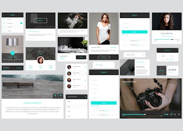 Modern Flat UI Kit - graphberry.com